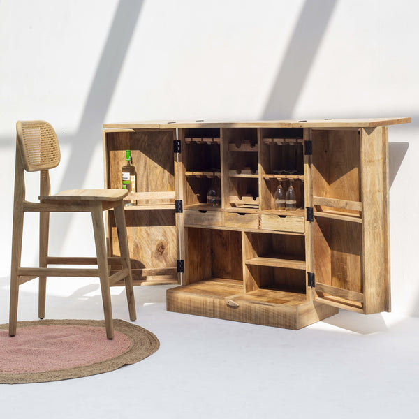 MANGO FOLDING BAR COUNTER – Art and craft furniture