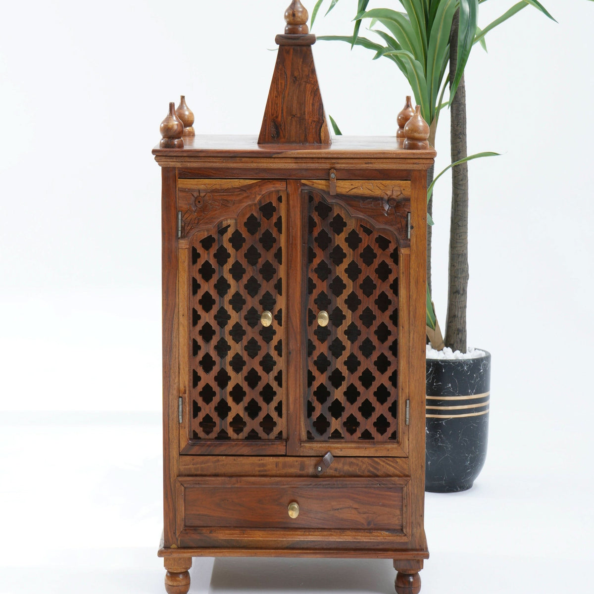 WDN TWO DOOR & ONE DRAWER TEMPLE
